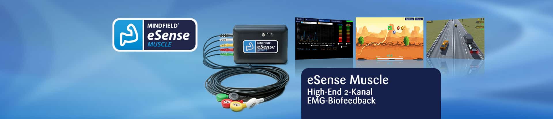 Muskelspannung messen | Mindfield ® eSense Muscle